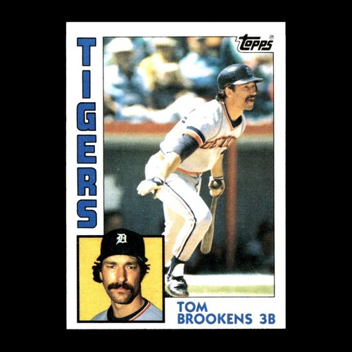 Tom Brookens 1984 Topps Detroit Tigers #14 R320C 13 | eBay