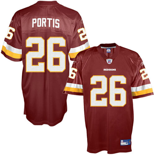 NFL REEBOK Replica Jersey Clinton Portis # Washington Redskins EU: L ...