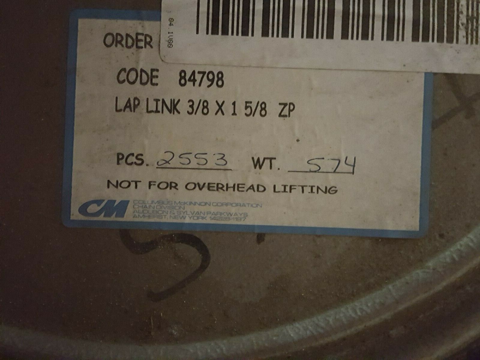 Repair Lap Link 3/8 x 1-5/8 Zinc Plated ( Lot of 10 ) | eBay