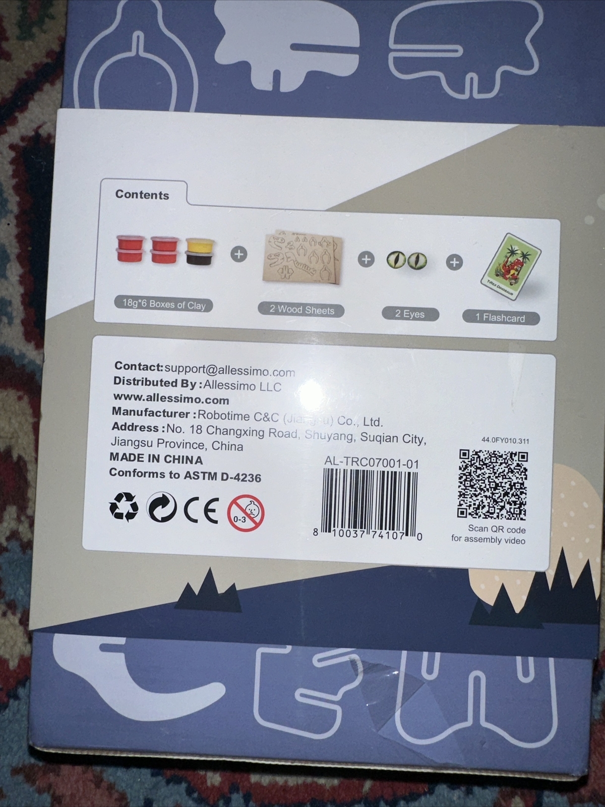 New Back To Life T-Rex Clay Dinosaur Kit by robud | eBay