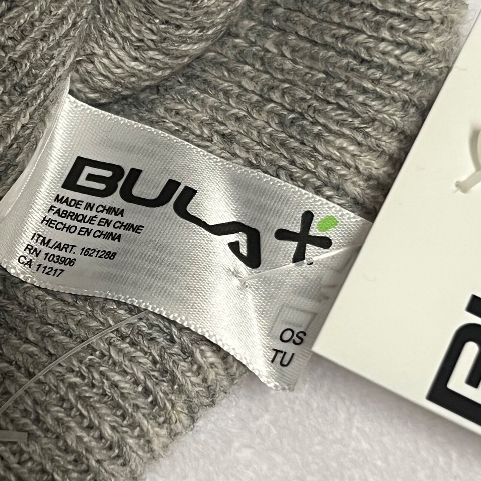 BULA Women's Logo Merino Wool Blend Thermal Beanie Hat One Size With ...