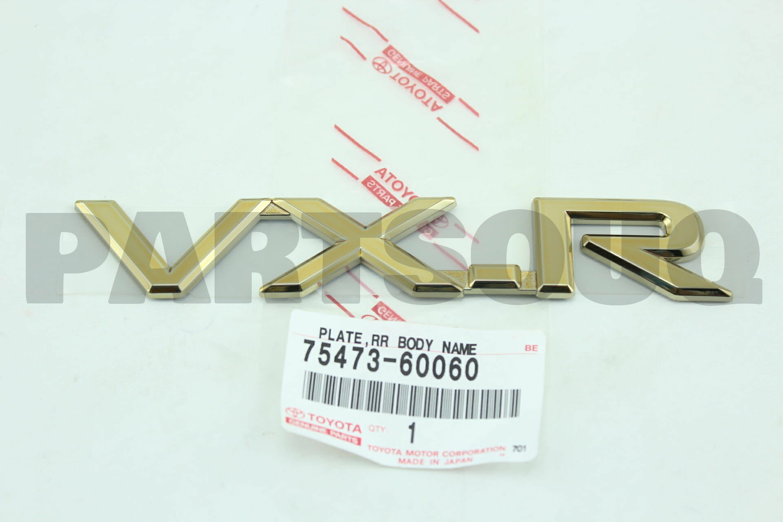 7547360060 Genuine Toyota PLATE, BACK DOOR NAME, NO.2 75473-60060 | eBay