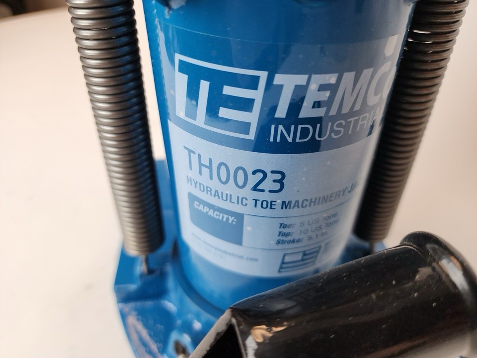 TEMCo Hydraulic Container / Machine Toe Jack (5 -10 Ton) Lift Capacity ...