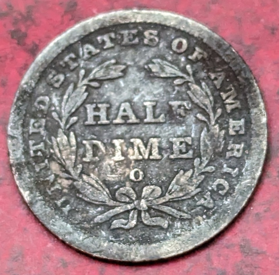 1839-O Seated Half Dime VG Detail (Env. Dam.) Coin | eBay