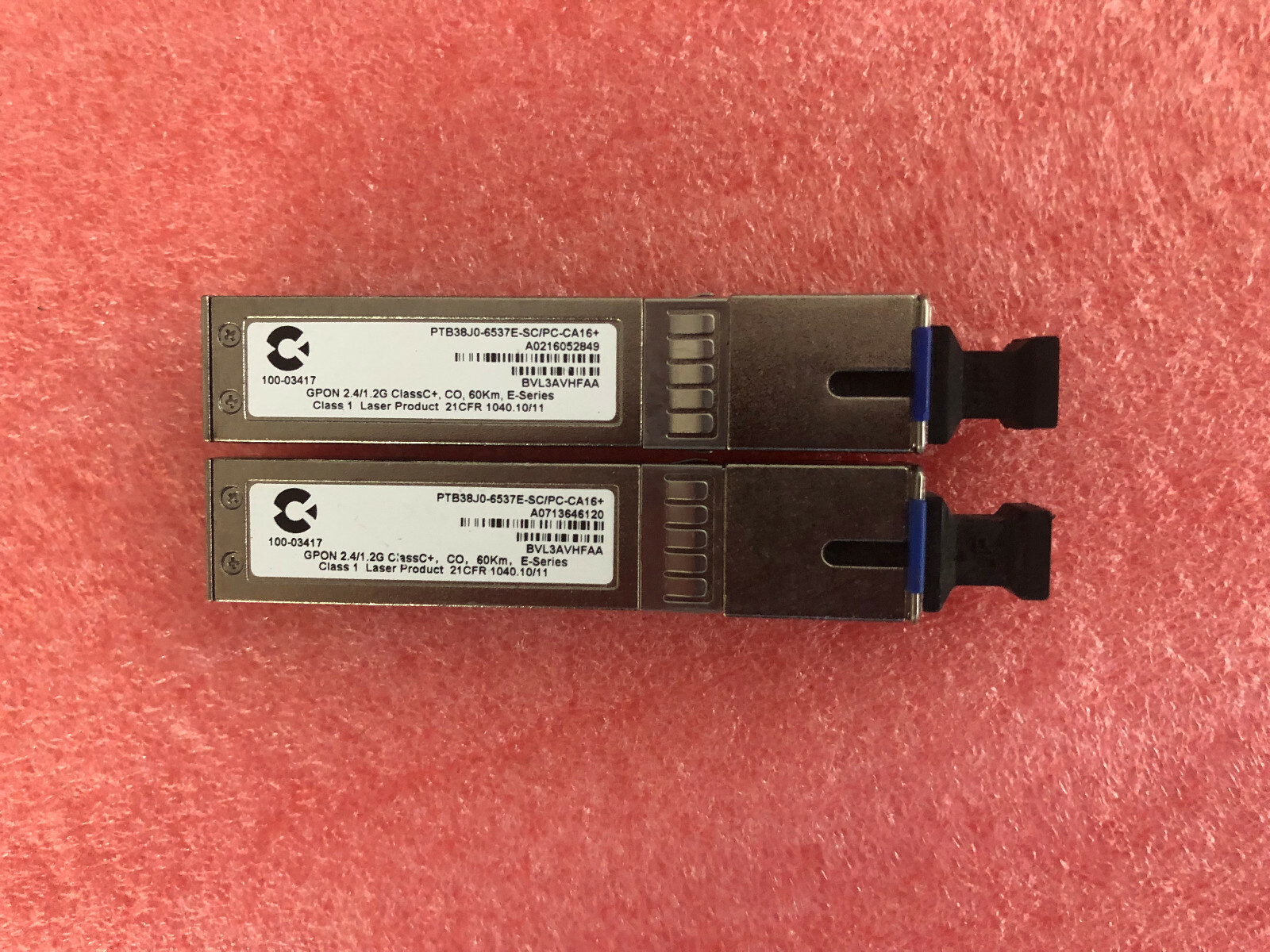 Calix 100-03417 GPON OLT 2.4/1.2G SFP Class C+ 60km 1490/1310nm SC ...
