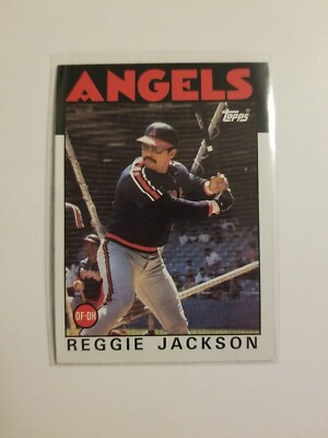 1986 TOPPS REGGIE JACKSON CALIFORNIA ANGELS #700 | eBay