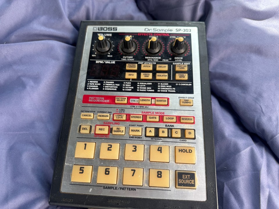 BOSS SP-303 Dr. Sample Portable Phrase Sampler Used Japan Tested with ...
