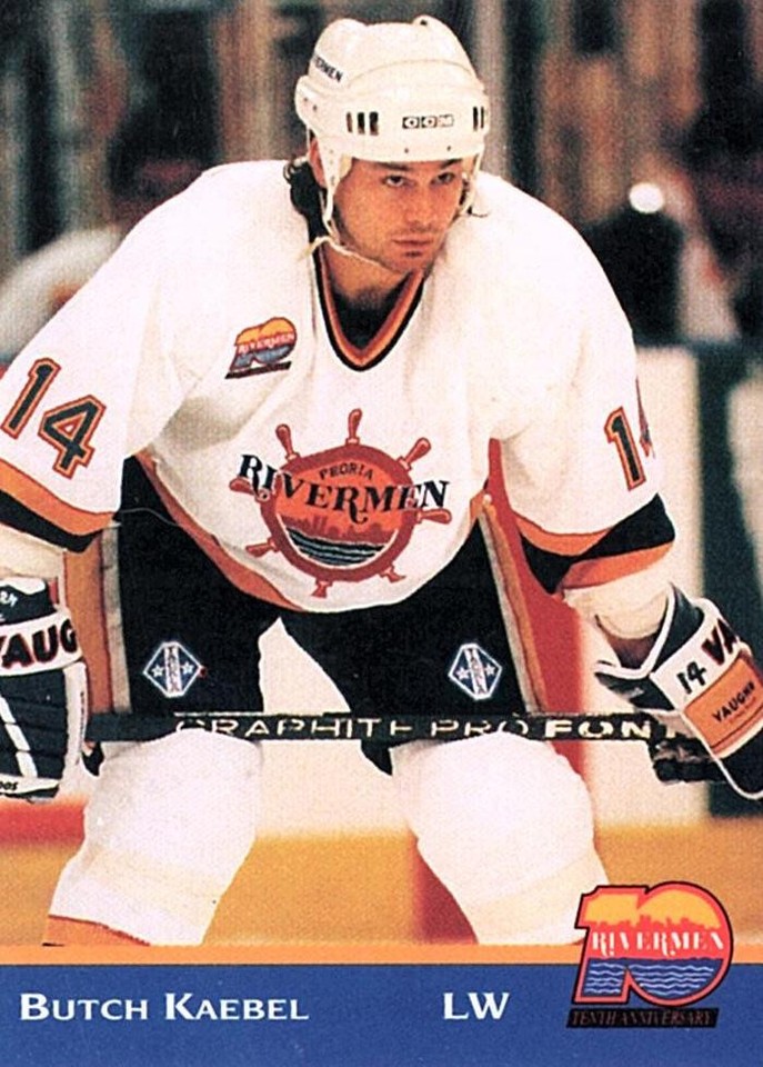 1993-94 Peoria Rivermen Hockey Team Issued Hat Tricks Inc Trading Cards ...