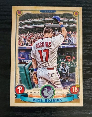 2019 Topps Gypsy Queen GQ Logo Swap #102 Rhys Hoskins | eBay