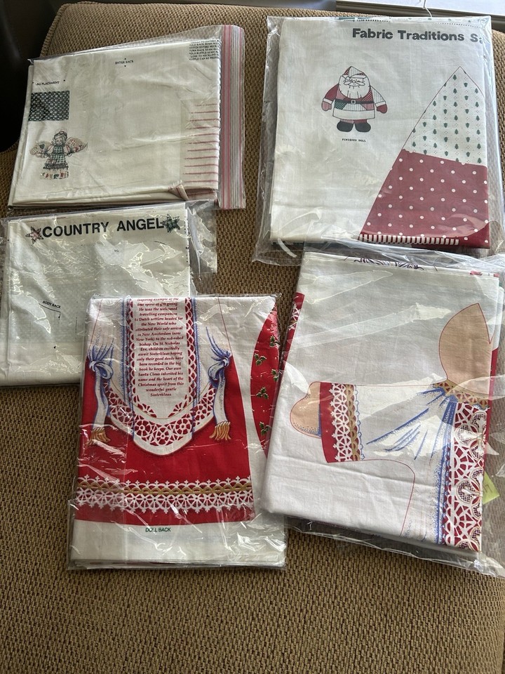 Holiday Sew Panels To Cut And Sew. 5 Panels With Complete Instructions ...