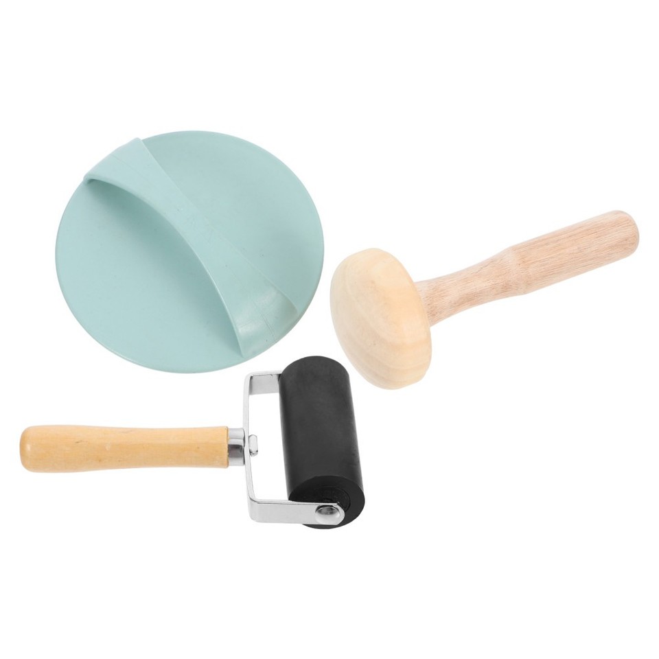 Print Roller Tool Wooden Crafts Art for Printmaking Printing Ink | eBay ...