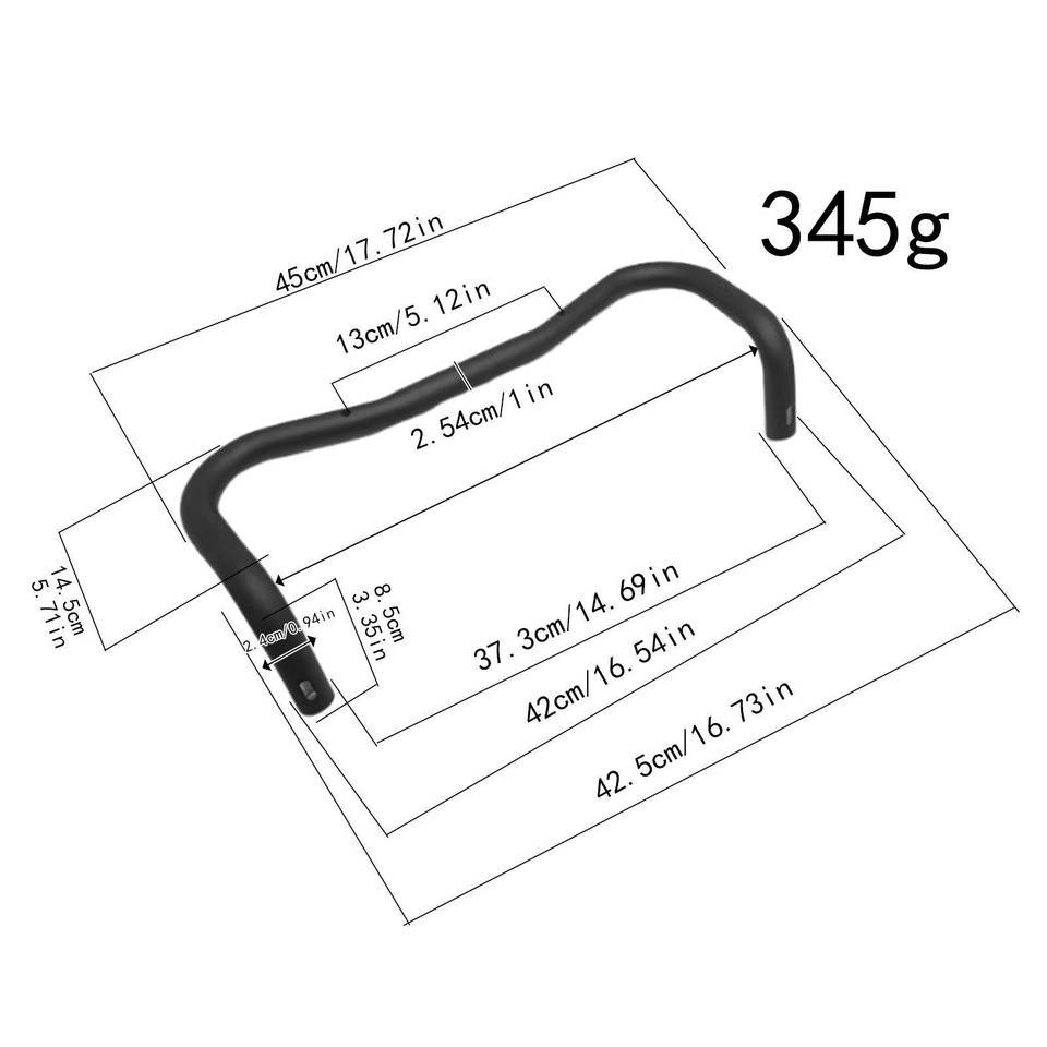Bicycle Handlebar Rest Bar 45cm Equipment Cycling Parts Replacement ...