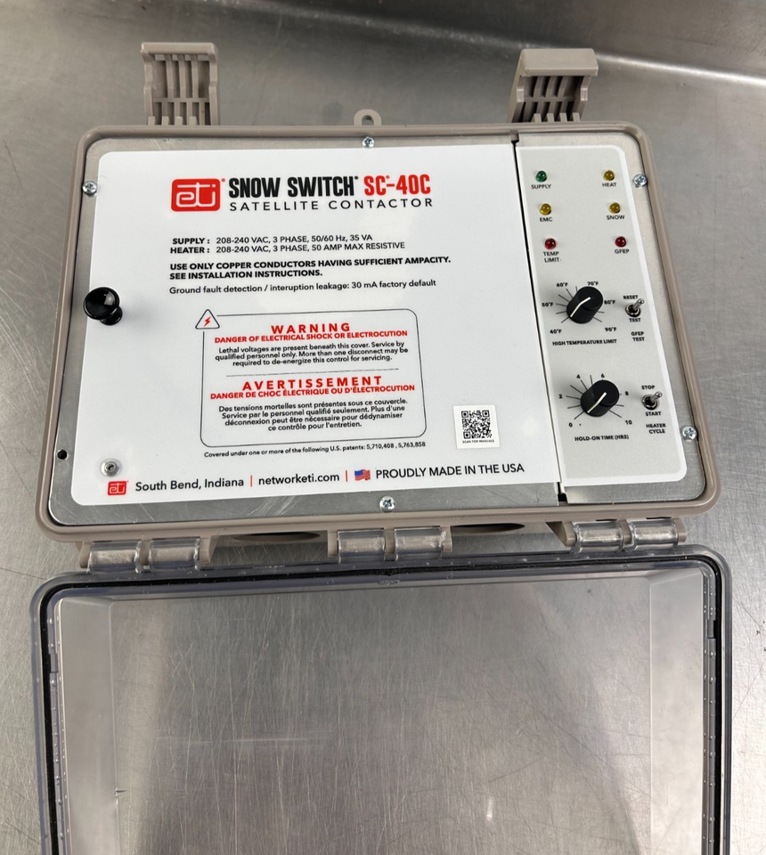 ETI Snow Switch SC-40C Satellite Contactor De-Icing Control Panel New ...
