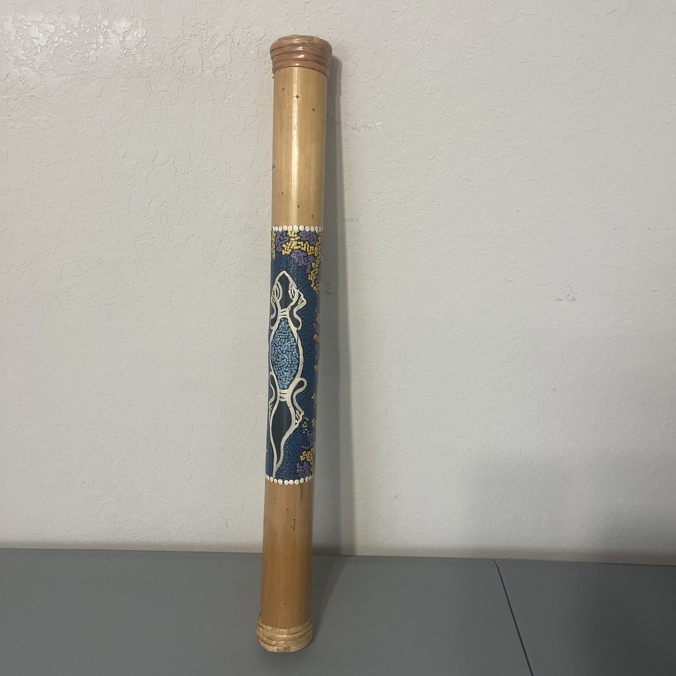 Vintage Handmade Bamboo Rain Stick Energy Cleansing Healing Music Maker ...