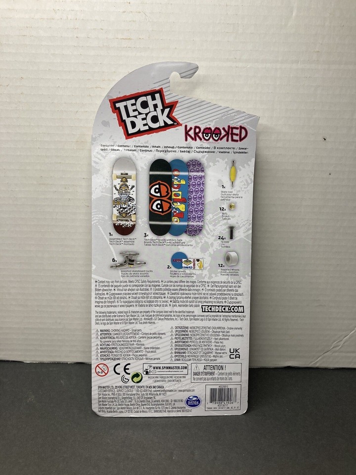 TECH DECK * KROOKED * 4-PACK BRAND NEW | eBay