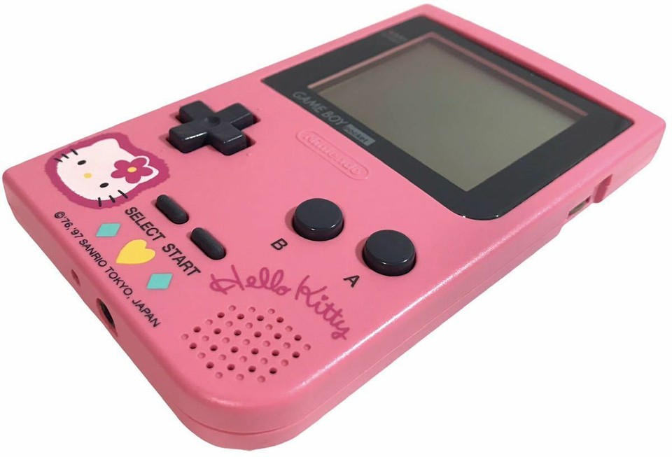 *HELLO KITTY Sanrio Nintendo Game Boy Pocket wz/Box,Fortune-telling ...