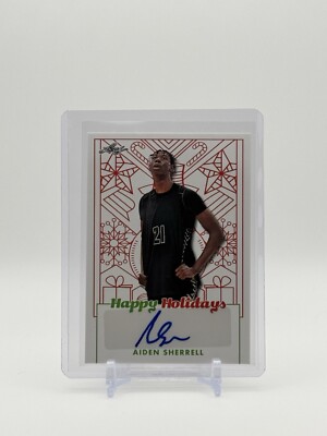 2023 Leaf Happy Holidays Exclusive Aiden Sherrell Autograph BA-AS1 | eBay
