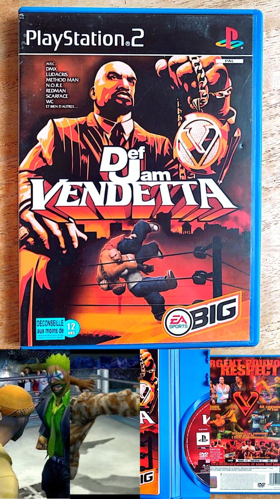 Def Jam Vendetta PlayStation 2 PAL - Prix - Photo - Présentation
