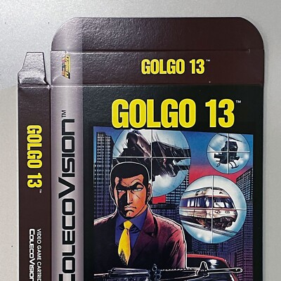 Golgo 13 Unused Unfolded Box New Rare ColecoVision Coleco Team Pixelboy ...