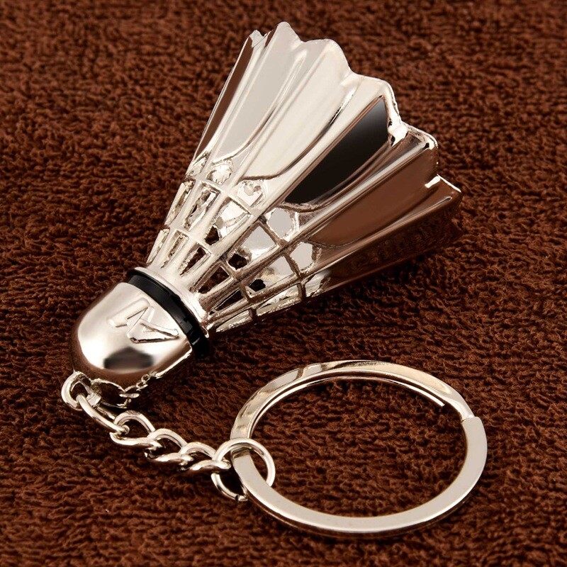 metal badminton key chain three-dimensional badminton tournament ...