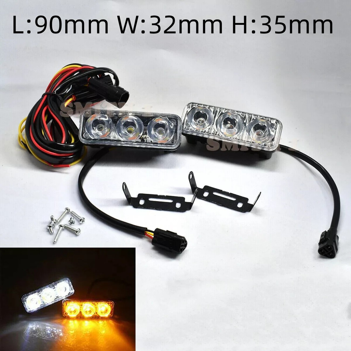 Universal Led Daytime Running Lights 1pcs Universal Car Led DRL