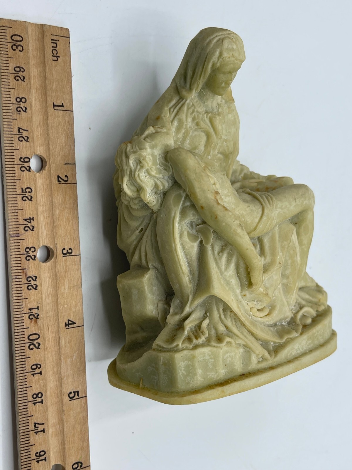 Pieta Statue Mary And Jesus Composite Resin Plaster Antiqued Figurine 5 ...