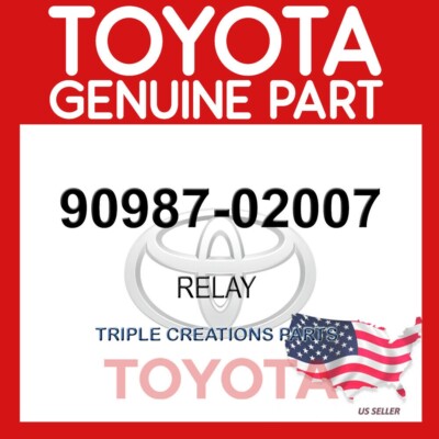 9098702007 Genuine Toyota Relay 90987-02007 OEM | eBay