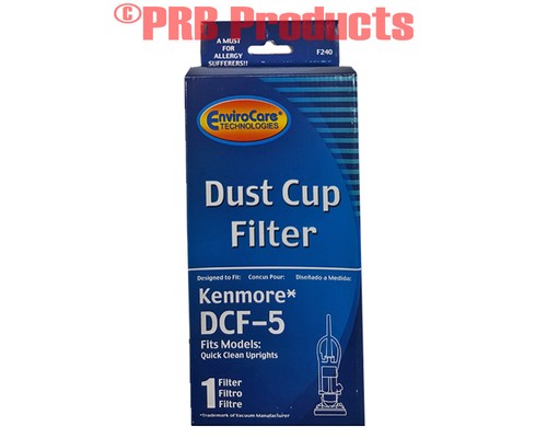 HEPA Filter DCF 5 K37000 Kenmore Quick Clean Sears Ultracare Vacuum ...
