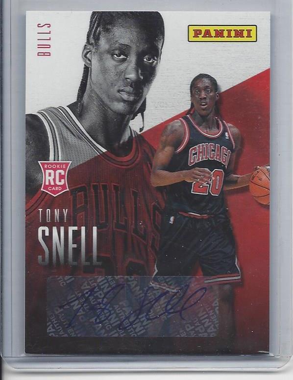 TONY SNELL 2014 PANINI FATHERS DAY BULLS ROOKIE AUTO RC #12 | eBay