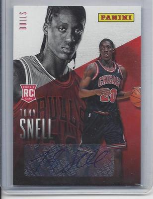 TONY SNELL 2014 PANINI FATHERS DAY BULLS ROOKIE AUTO RC #12 | eBay