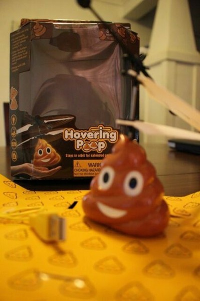 Hovering Flying Helicopter Drone Poop Emoji Poo for sale online | eBay