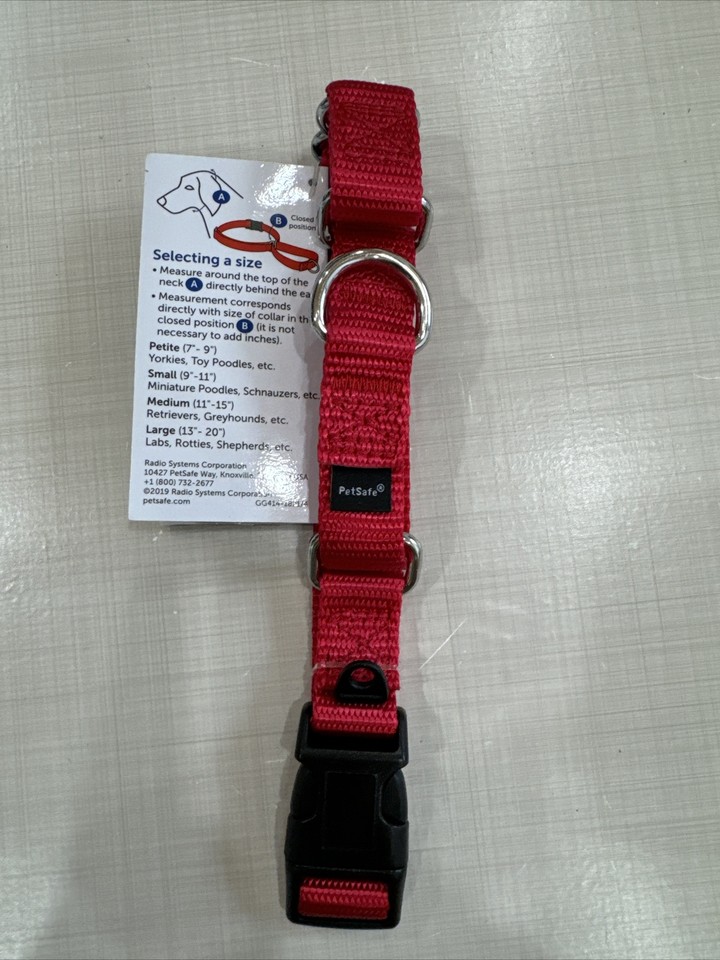 Petsafe Quick Snap Buckle Martingale Collar NWT Small | eBay