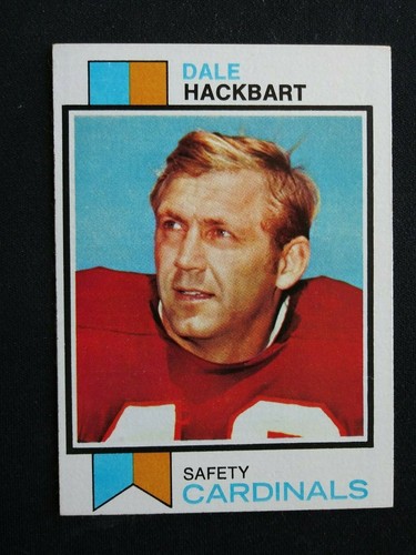 1973 Topps Football Card # 428 Dale Hackbart - St. Louis Cardinals | eBay