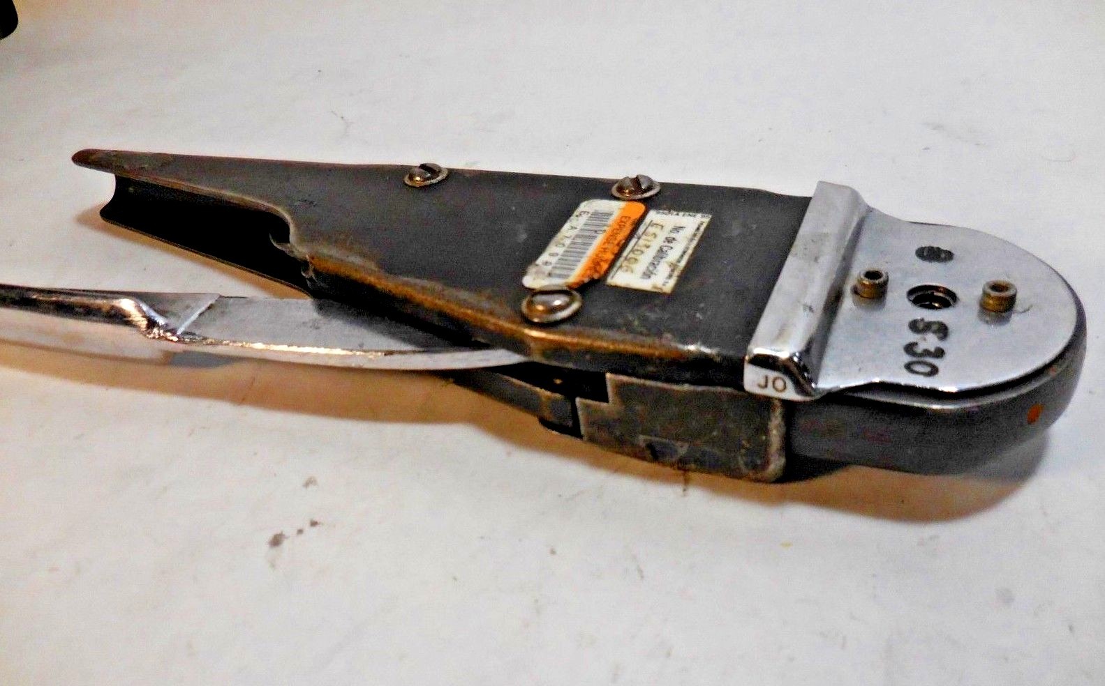 Burndy M10S-1 Crimper Tool w/ S-30 Crimper Head #2 | eBay