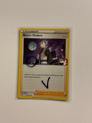 SWIRL Boss's Orders 132/172 Holo Pokemon Prize Pack Series 3 NM FAST ...