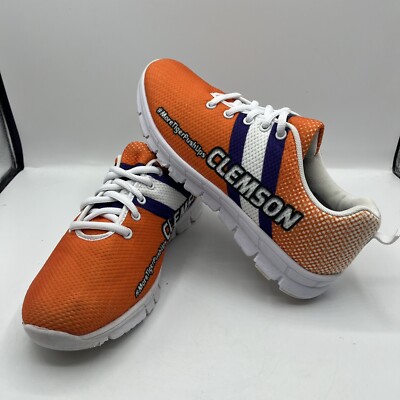 #MoreTigerPushUps Clemson Fan Running Shoes Men’s 7 Women’s 9 | eBay