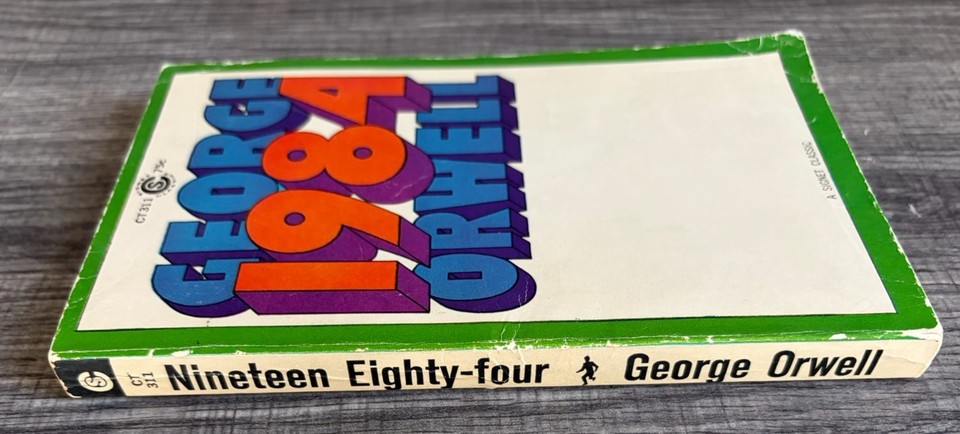 1984 George Orwell Signet Classic Paperback CT311 35th print, 1961 | eBay