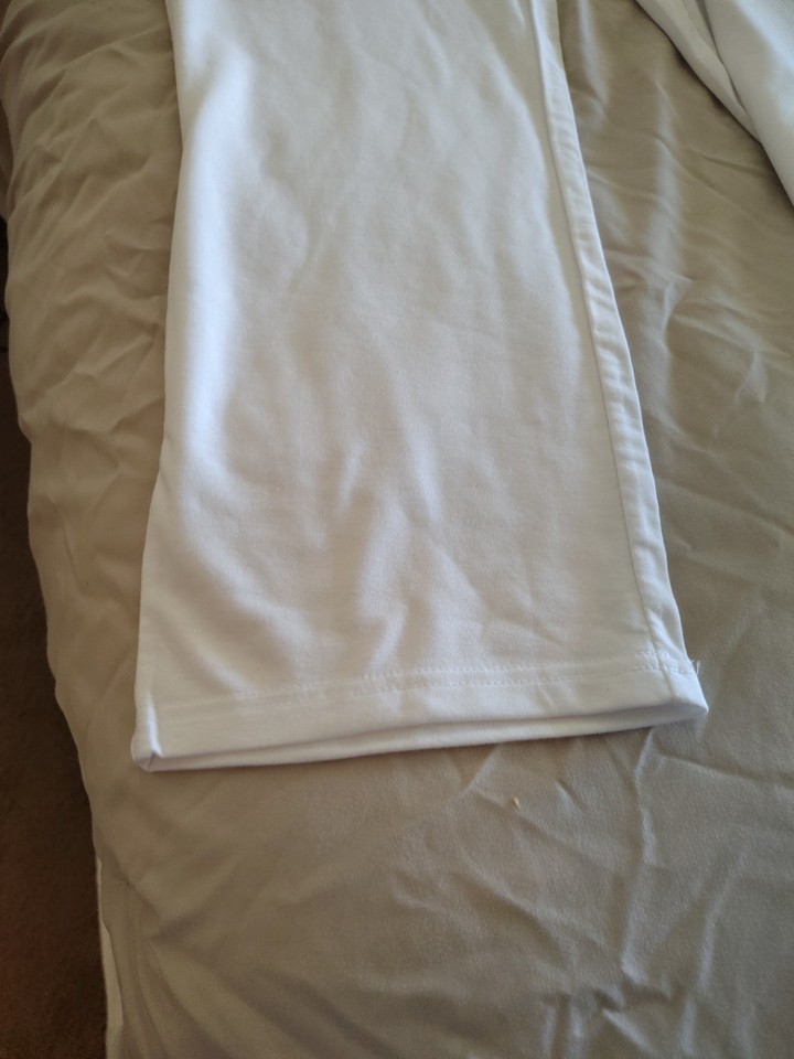 Kim Rogers Women's Large Perfectly Soft White Pants NWT | eBay