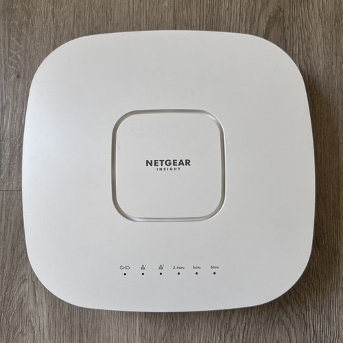 NETGEAR WAX630E-100NAS Wireless Access Point WiFi 6E With Insight NO ...