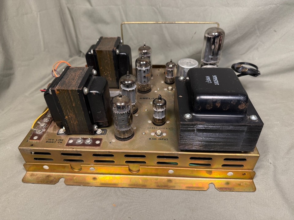 Vintage Rowe R4359A Stereo 12AX7 Quad 7868 Tube Jukebox Audio Amplifier ...