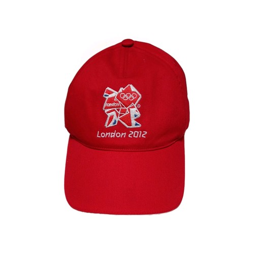 London Olympics 2012 Red Baseball Cap Adjustable Strap Back Licensed ...