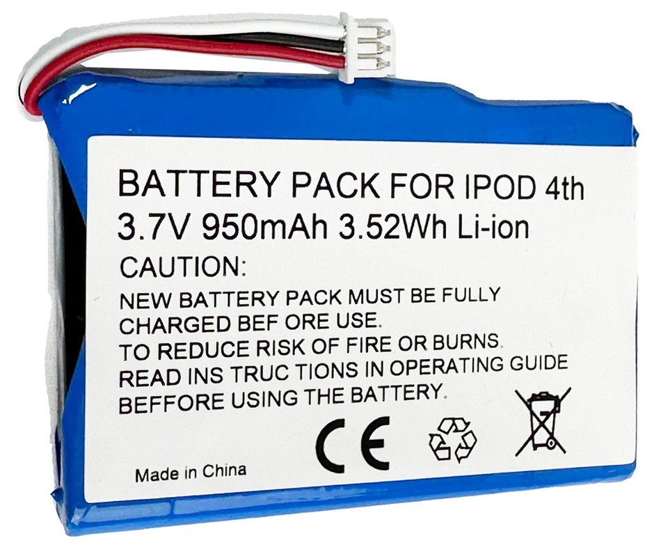 Battery & Pry Tools for Apple iPod 4th Gen A1099 616-0206 616-0183 20GB ...