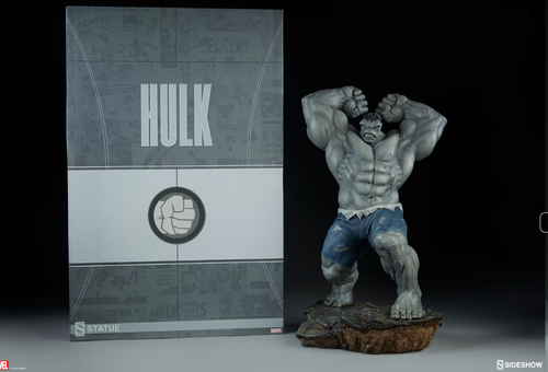 HULK SIDESHOW Avengers Assemble Statue Marvel Grey Exclusive | eBay