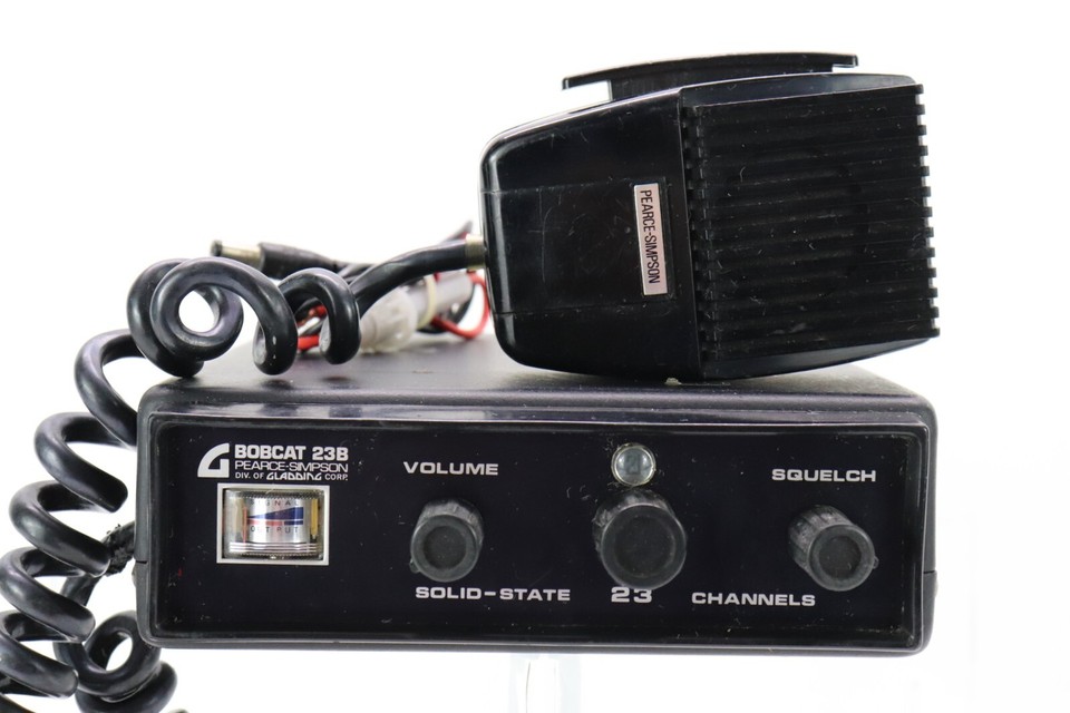 Vintage Pearce-Simpson model Bobcat 23B 23 CH CB Radio Transceiver ...