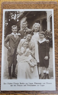 Princess Bertha zur Lippe Princess Hesse German Royalty Postcard | eBay