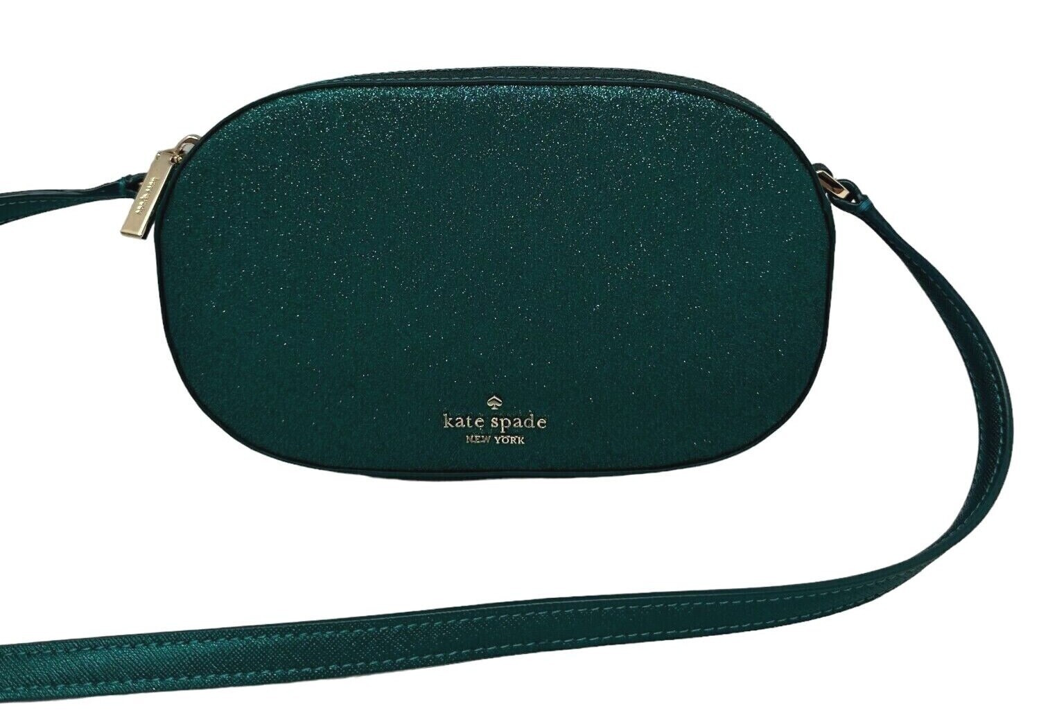Kate Spade Glimmer Glitter Oval Camera Crossbody Bag KE459 $299 | eBay