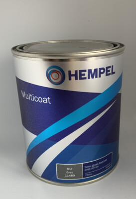 Hempel Paints Multicoat 750ML Boat Paint Mid Grey MARINE YACHT ...