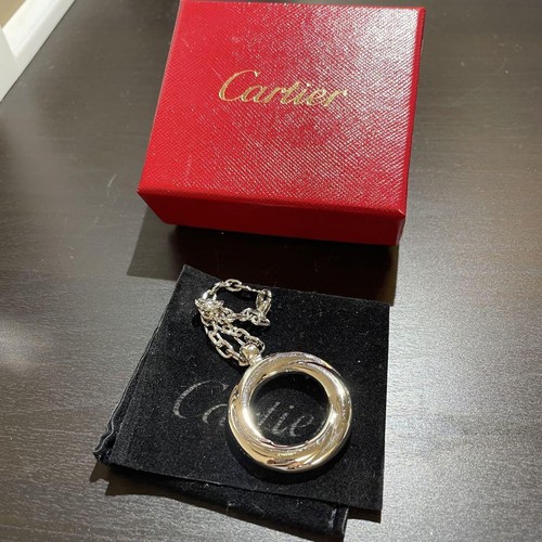 Cartier Trinity keychain charm with box, in good condition | eBay