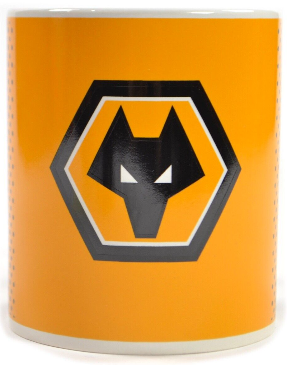 Wolverhampton Wanderers Crest Mug Official Merchandise Football Club ...