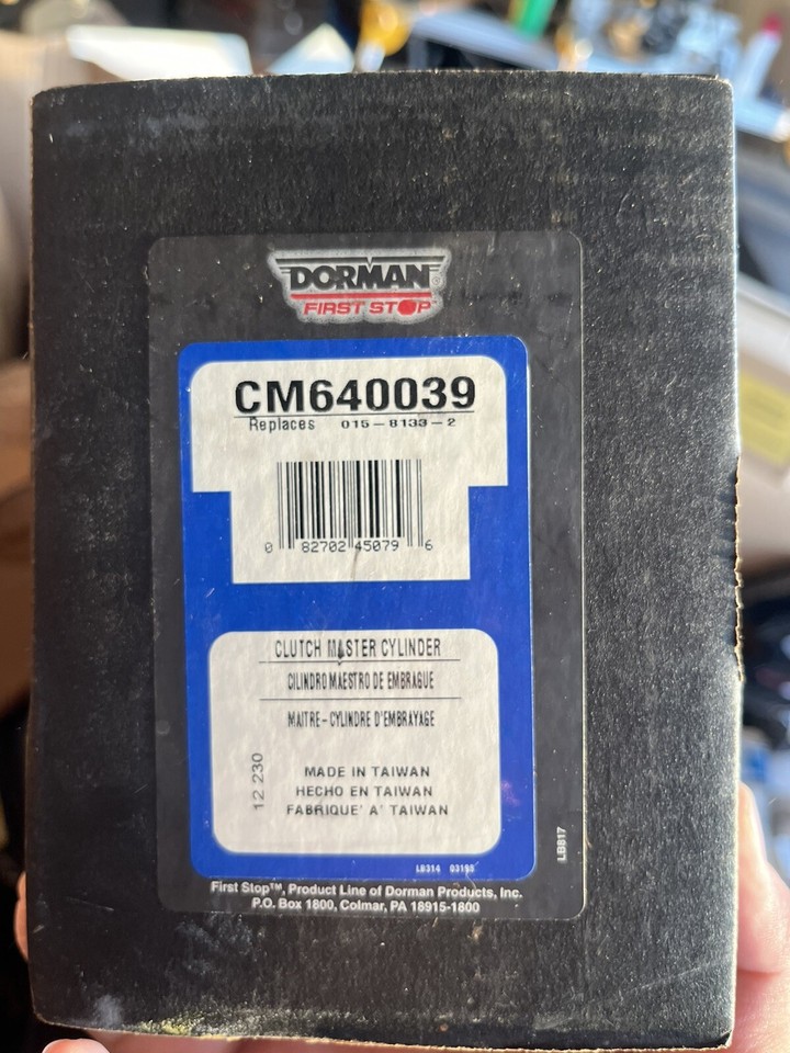 Dorman CM640039 Clutch Master Cylinder fits Hyundai models 41610-2D100 ...